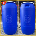 GENTONG AIR PLASTIK BIRU BESAR 230 LITER TUTUP TIPE GL 0523