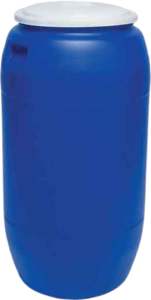 TONG AIR / DRUM / GENTONG PLASTIK BIRU UKURAN 150 LITER + TUTUP TIPE GL ...