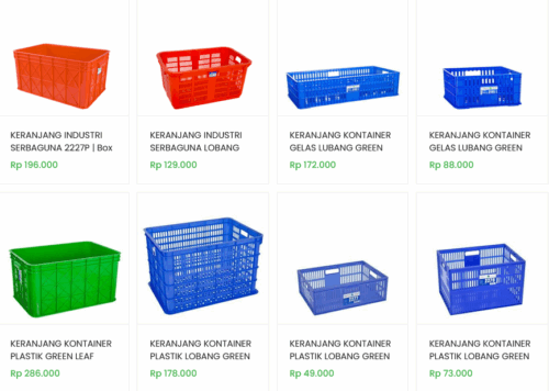 Berapa saja ukuran dari Box Container Plastik? - Raja Plastik Indonesia