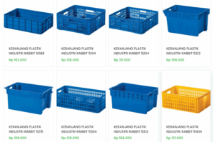 UKURAN BOX CONTAINER PLASTIK INDUSTRI 30, 45, 50, 75, 100, 200, 300 ...