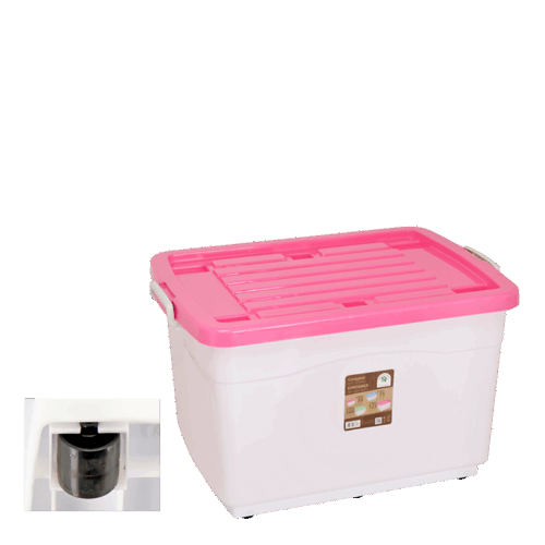 CONTAINER BOX UKURAN 100 LITER + RODA | GREEN LEAF TIPE SIERRA 7882