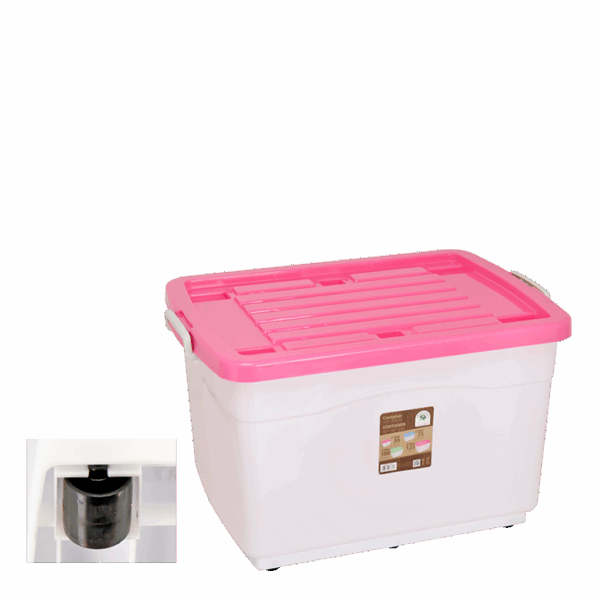 CONTAINER BOX UKURAN 100 LITER + RODA | GREEN LEAF TIPE SIERRA 7882