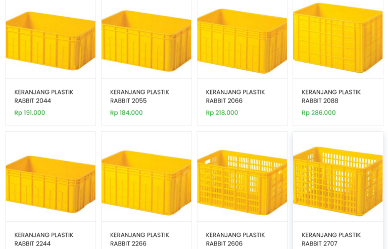 JUAL CONTAINER BOX PLASTIK INDUSTRI RABBIT | DISTRIBUTOR RESMI PABRIK ...