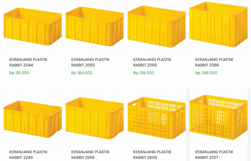 JUAL CONTAINER BOX PLASTIK INDUSTRI RABBIT | DISTRIBUTOR RESMI PABRIK ...
