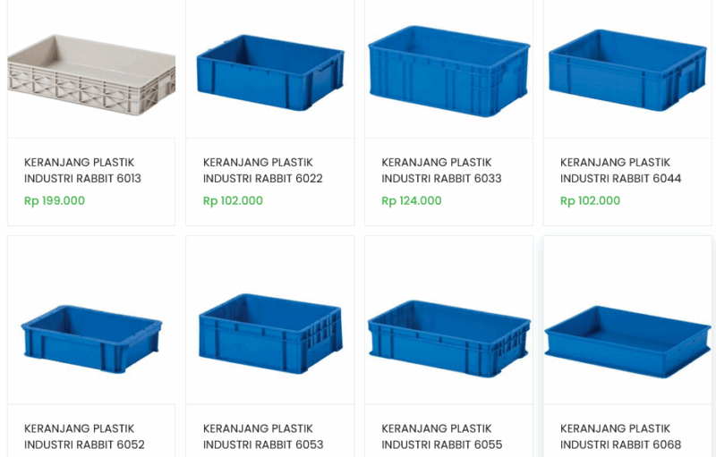JUAL CONTAINER BOX PLASTIK INDUSTRI RABBIT | DISTRIBUTOR RESMI PABRIK ...